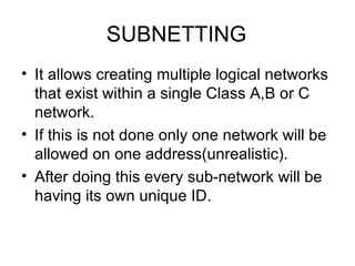 TCP IP Addressing | PPT