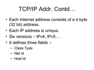 TCP IP Addressing | PPT