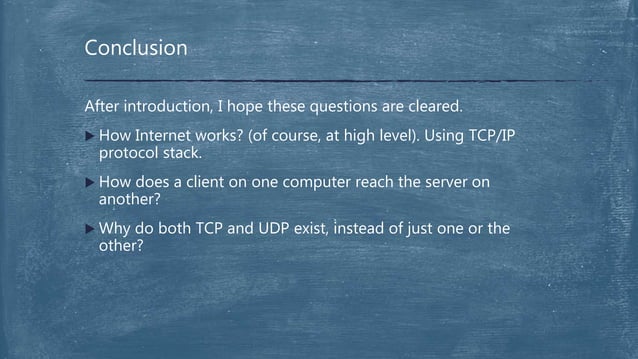 TCP/IP Introduction | PPT