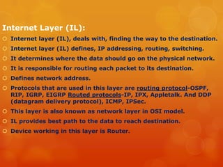 TCP/IP Model | PPTX