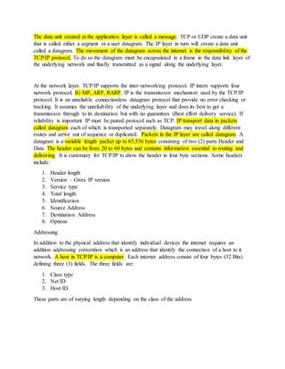 TCP/IP Protocal Suite | DOCX
