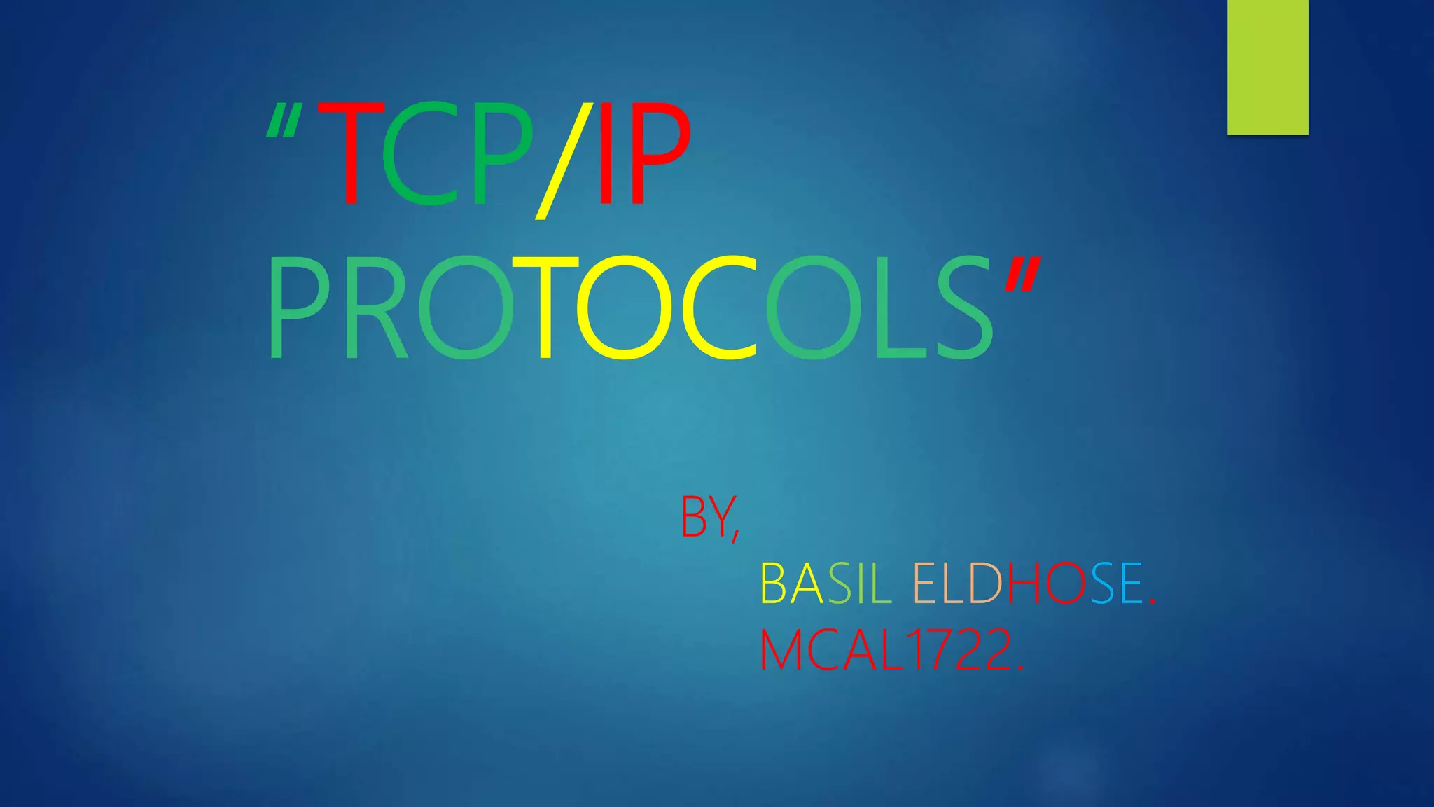 Tcp ip protocols | PPT Tcp ip protocols | PPT