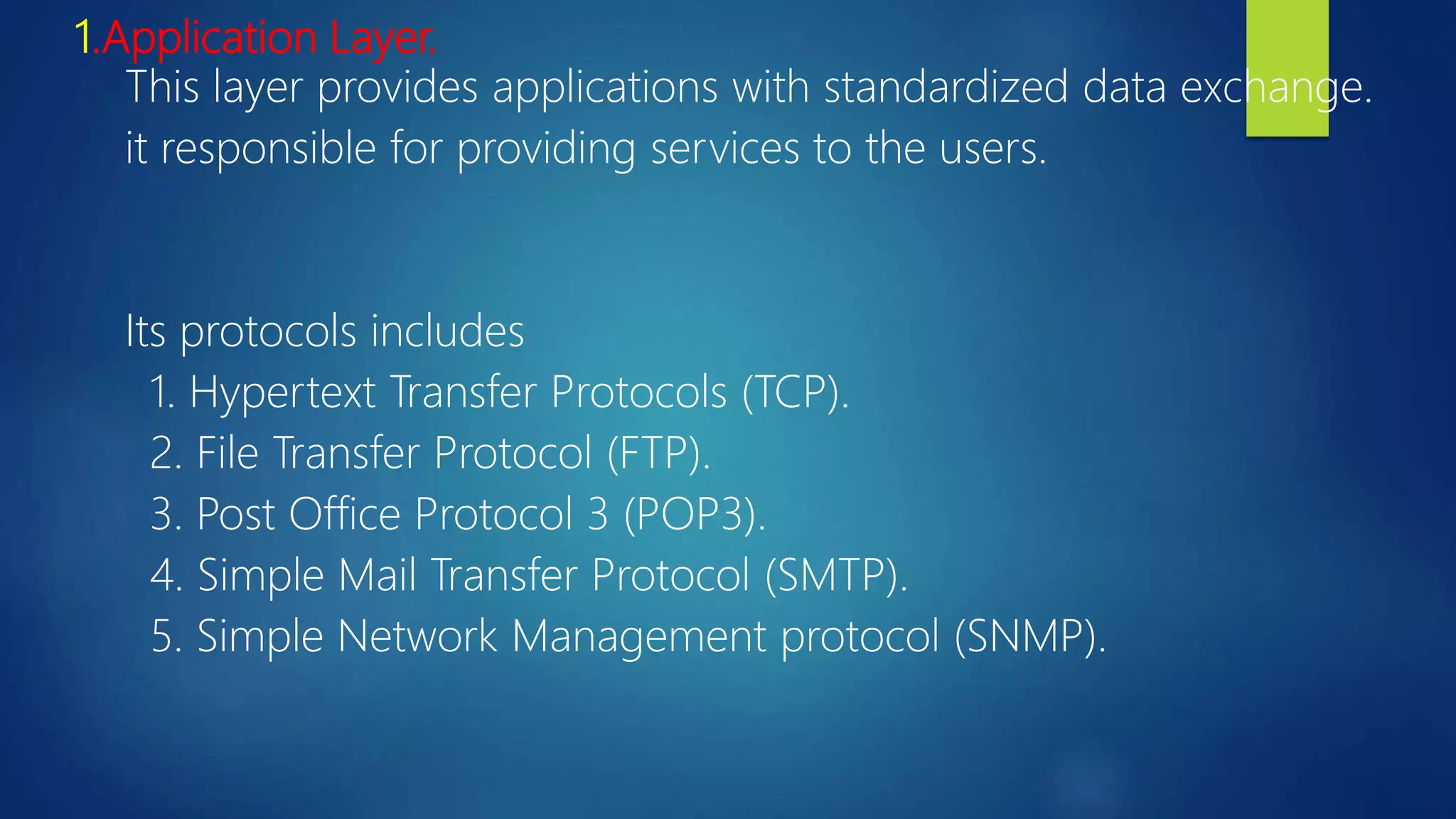 Tcp ip protocols | PPT