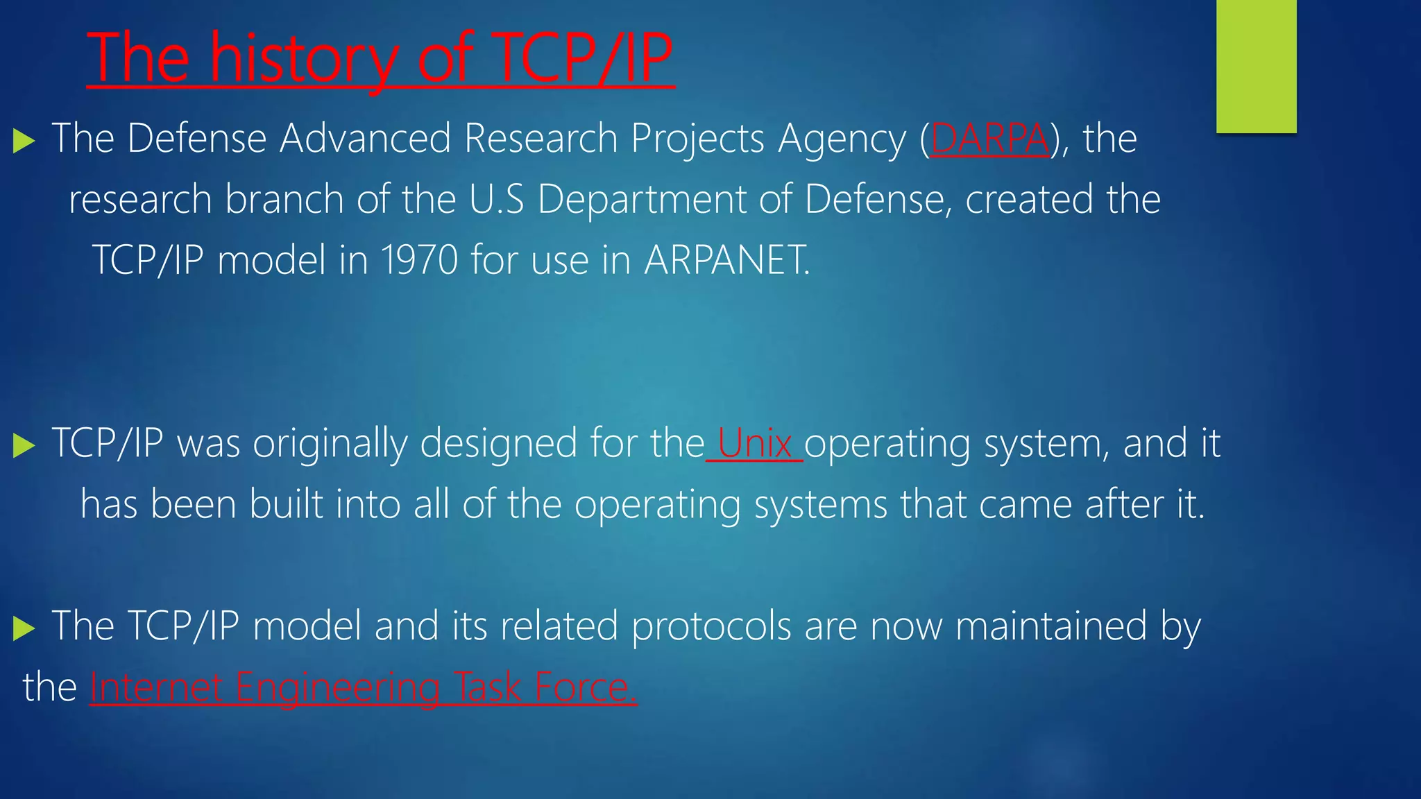 Tcp ip protocols | PPT
