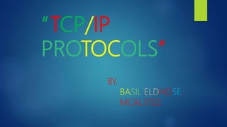 Tcp ip protocols | PPT