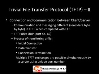 Tcpip services and applications | PPT