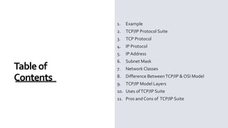 TCP/IP suite presentation slides and data.pptx