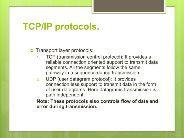 Tcp ip tutorial | PPT