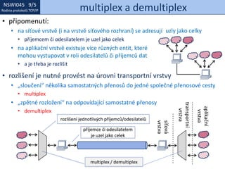 Rodina protokolů TCP/IP, téma 9: Transportní protokoly | PPTX