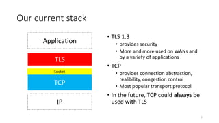 TCPLS presentation @ietf 109 | PPT