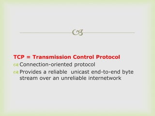 Tcp periodic modeling | PPT