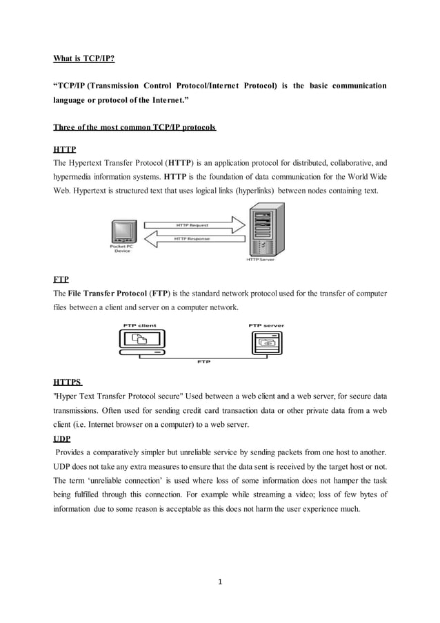 Tcp protocols | PDF