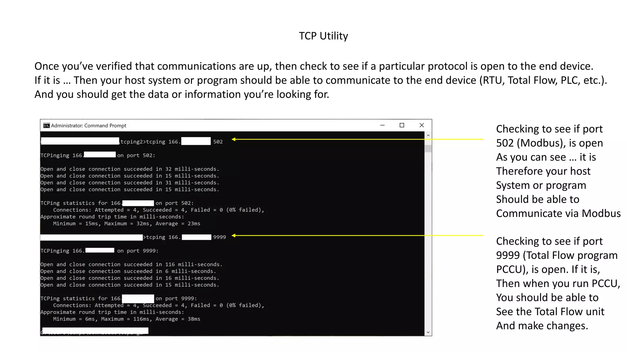 Tcp ping utility | PDF