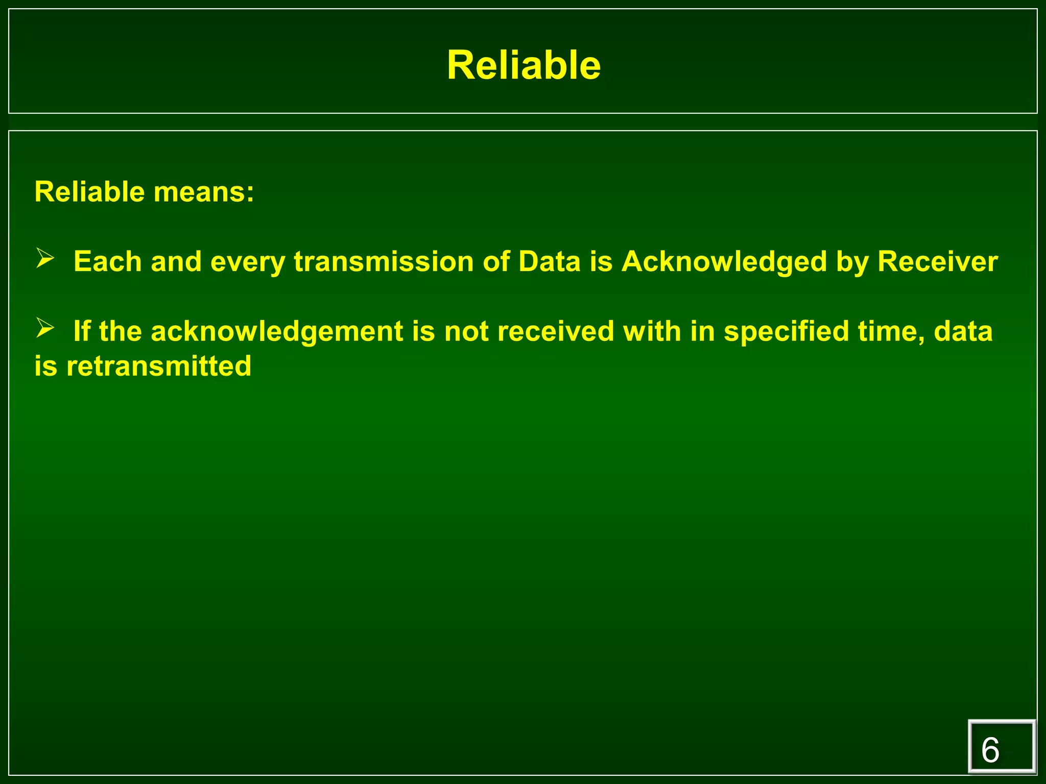 An overview of TCP (Transmission Control Protocol) | PPT