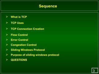 An overview of TCP (Transmission Control Protocol) | PPT