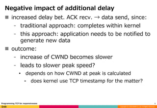 Programming TCP for responsiveness | PPTX