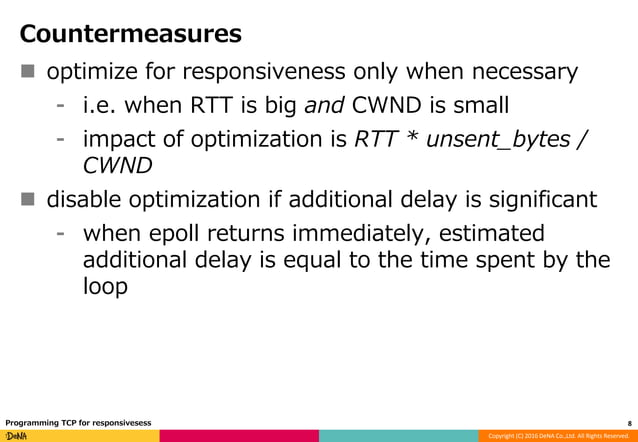 Programming TCP for responsiveness | PPTX