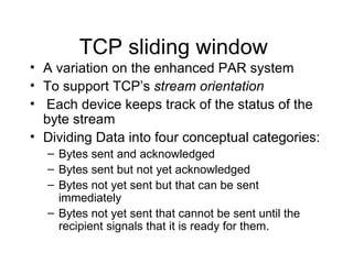 Tcp Reliability Flow Control | PPT