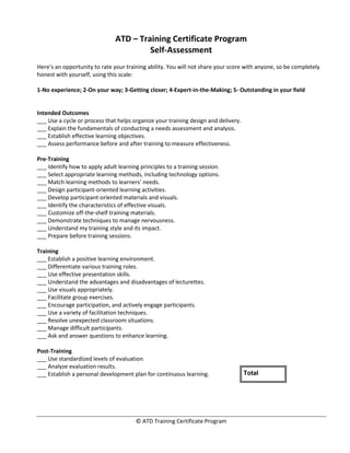 Training Dos & Don'ts | PDF