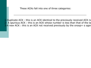 Tcp snoop protocols | PPTX