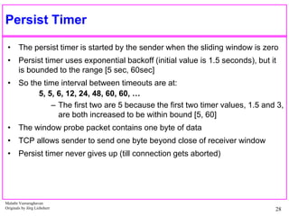 TCP timers.ppt