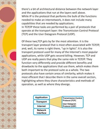 TCP & UDP protocols | PDF