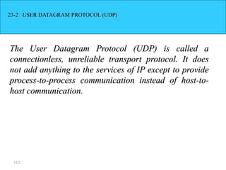 Tcp udp | PPTX | Computer Networking | Computing