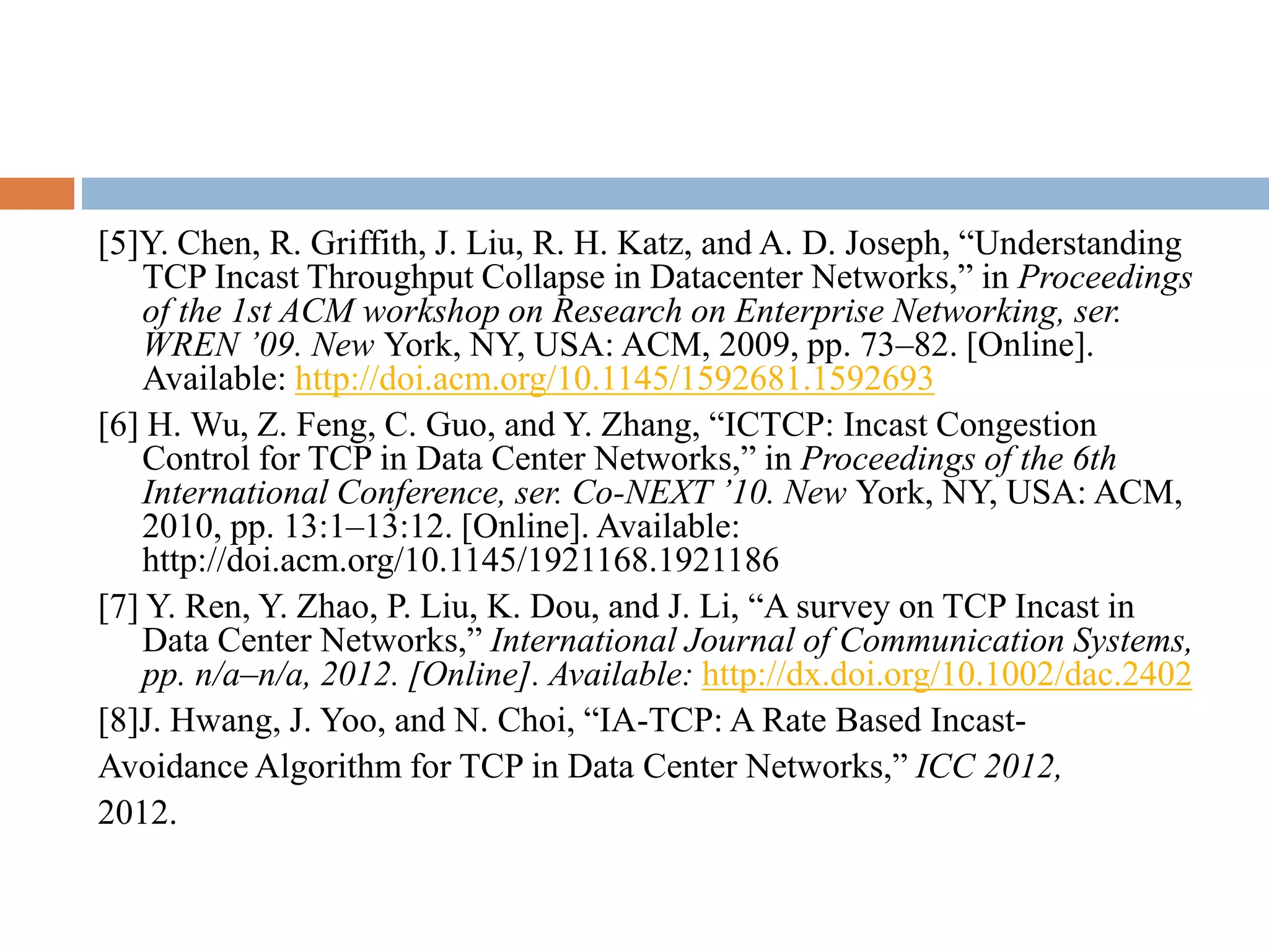 Tcp variants for data center networks | PPTX