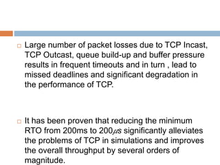 Tcp variants for data center networks | PPTX