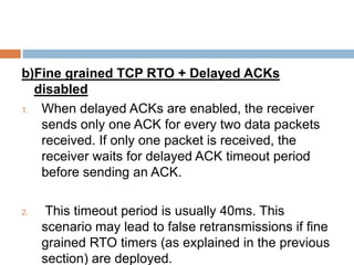 Tcp variants for data center networks | PPTX