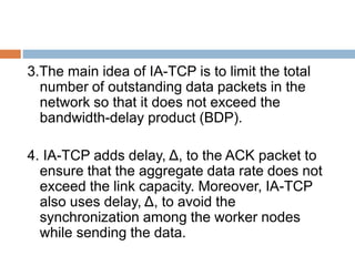Tcp variants for data center networks | PPTX