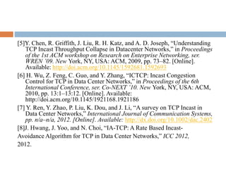 Tcp variants for data center networks | PPTX