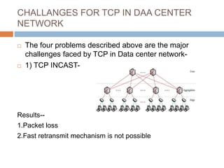 Tcp variants for data center networks | PPTX