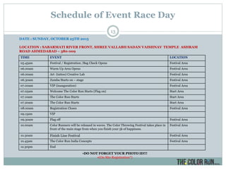 The Color Run Ahmedabad | PPT