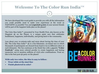 The Color Run Ahmedabad | PPT