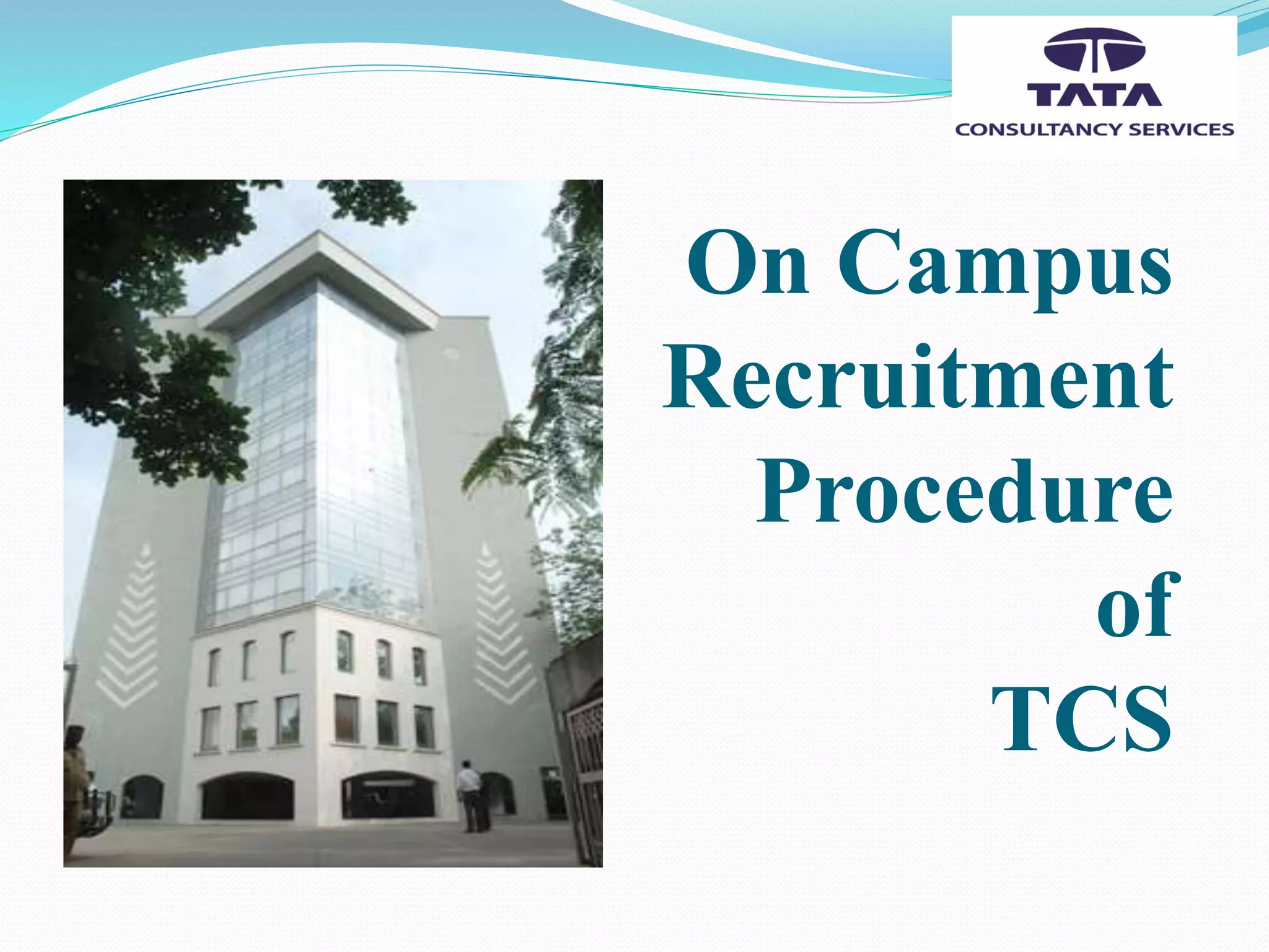 TCS Pre-Placement Talk | PPTX