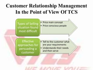 TCS (Customer Relationship Management) | PPTX