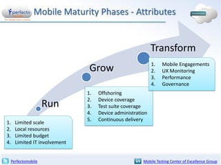Maximizing your enterprise mobility and mobile testing strategy | PPT