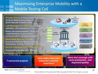 Maximizing your enterprise mobility and mobile testing strategy | PPT