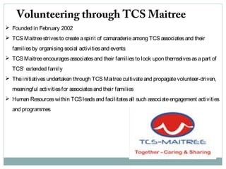 CORPORATE SOCIAL RESPONSIBILITY - TATA CONSULTANCY SERVICES (TCS) | PPT