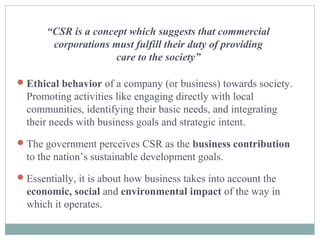 CORPORATE SOCIAL RESPONSIBILITY - TATA CONSULTANCY SERVICES (TCS) | PPT ...