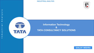 Tcs industrial analysis | PPT
