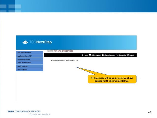 TCS-Nextstep Portal-Registration-and-Apply-for-Drive-Manual-BPS2023 1 ...