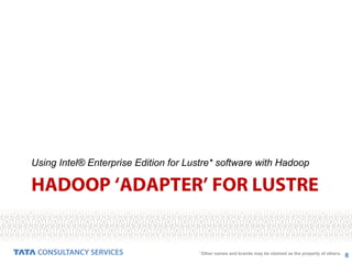 Performance Comparison of Intel Enterprise Edition Lustre and HDFS for ...
