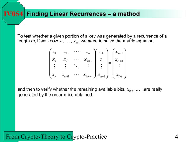 Crypto theory to practice | PPT