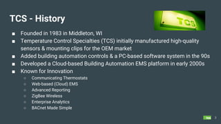 TCS Basys Controls Overview 2017 | PDF