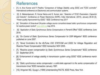 Voltage stability using Series FACTS devices | PPTX