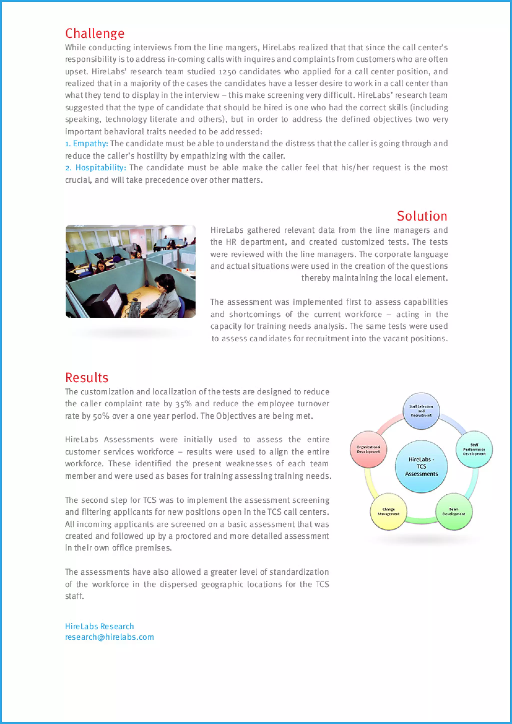 TCS case study | PDF