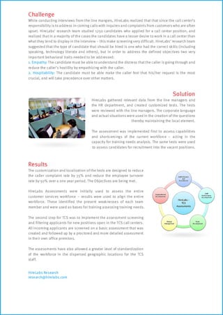 TCS case study | PDF