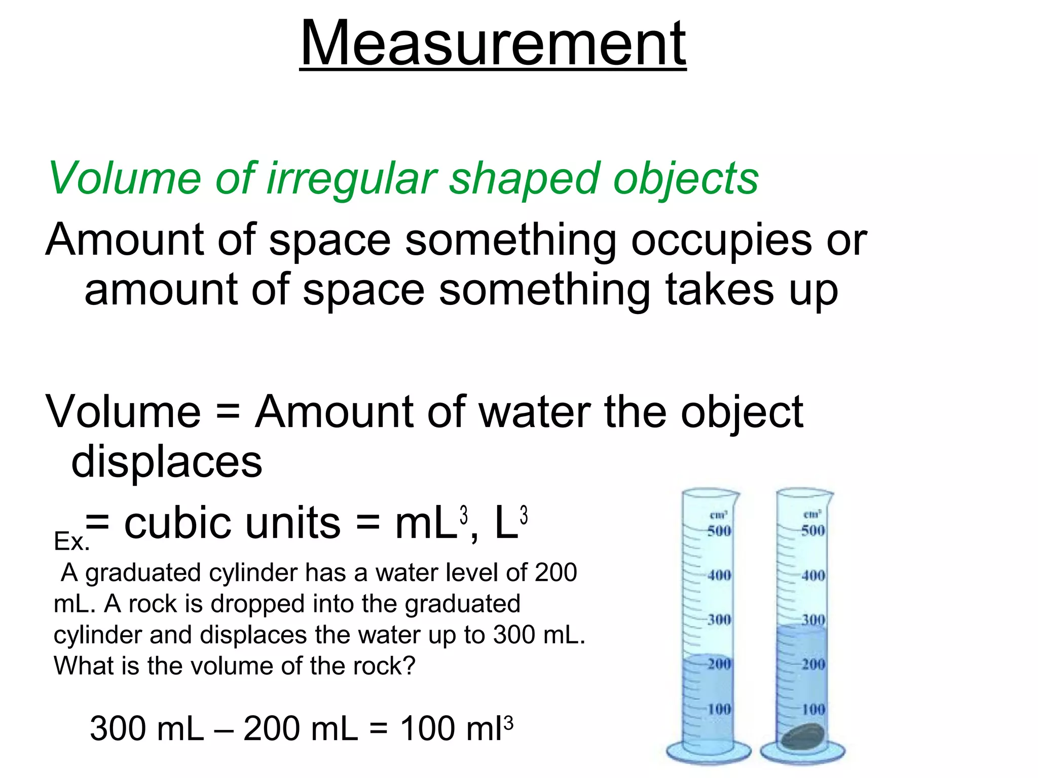 Science in our world-measurement | PPT